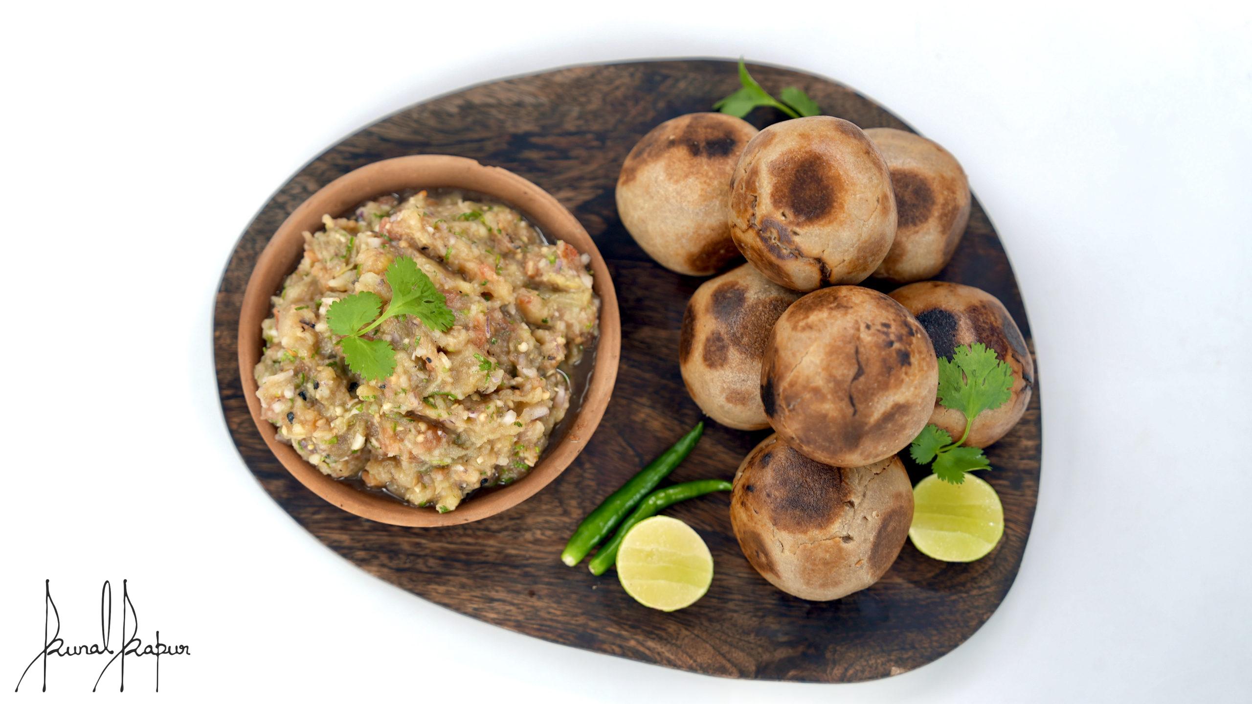 Litti Chokha | Aloo Baingan Chokha - Chef Kunal Kapur